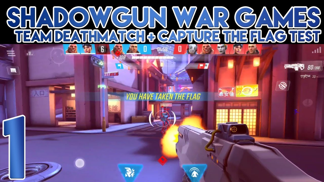 Shadowgun War Games Team DeathMatch Capture The Flag First Impressions ...