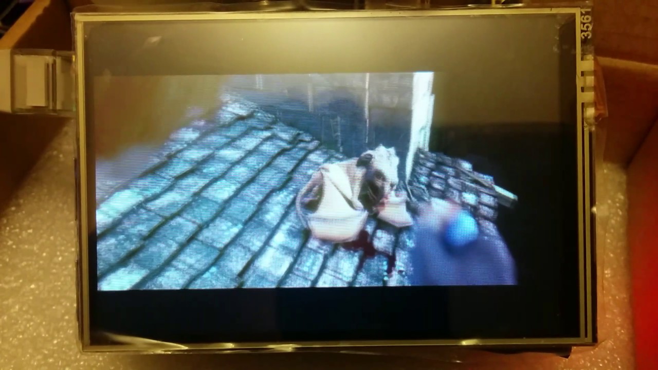 KeDei 3.5" HDMI display test on 810x540px - YouTube