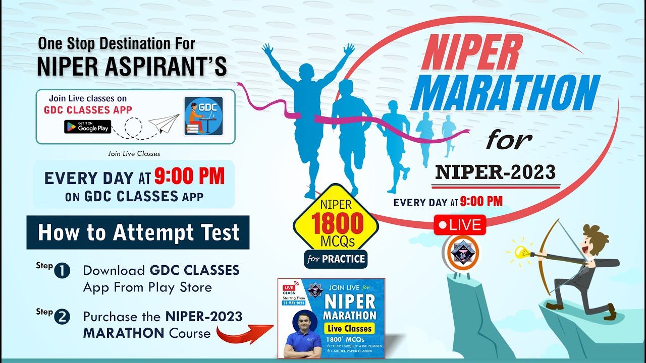 NIPER JEE 2023 MARATHON SCHEDULE | NIPER MARATHON | #niper2023 # ...
