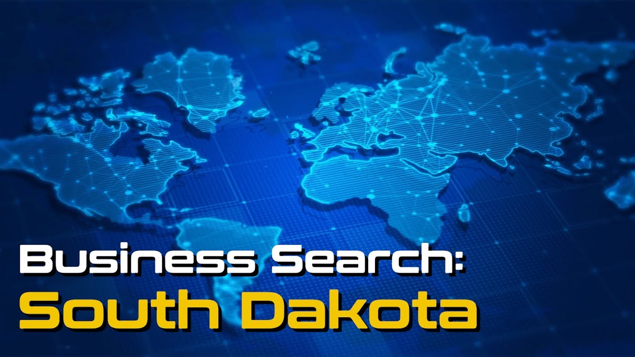 South Dakota Secretary of State Business Search Guide 2024 - YouTube
