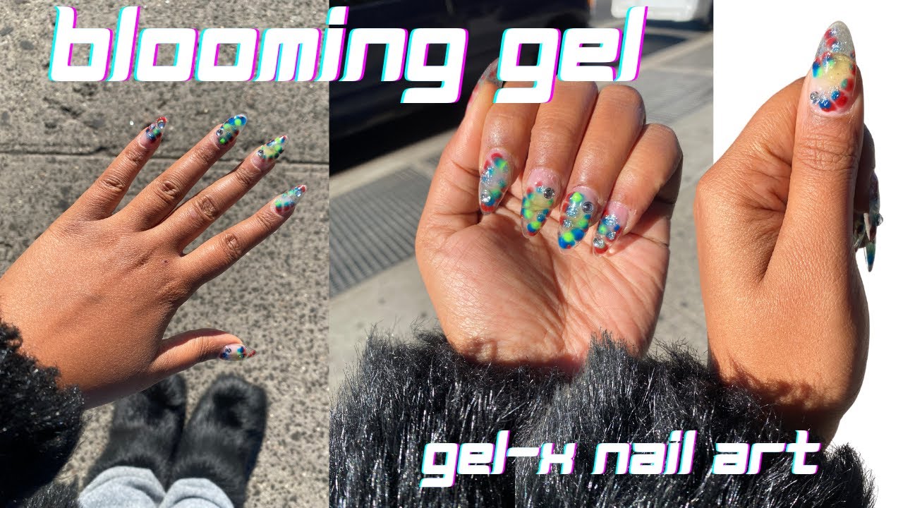 Blooming Gel Gel-X Nail Art | Gel-X Removal + Application - YouTube
