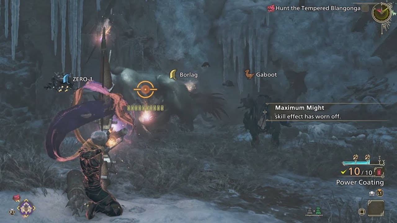 Monster Hunter Wilds_9 Stars Tempered Blangonga_The White Wonder_Bow ...