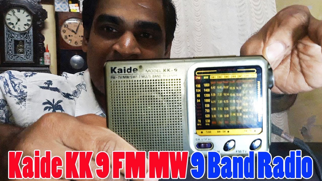 Kaide KK 9 FM MW 9 Band Radio - YouTube