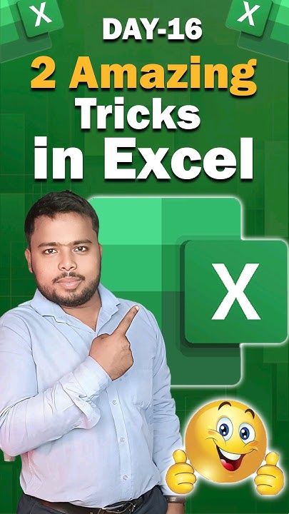 Excel Trick Day 16 Excel Advance Trick Short Excel Shorts Video