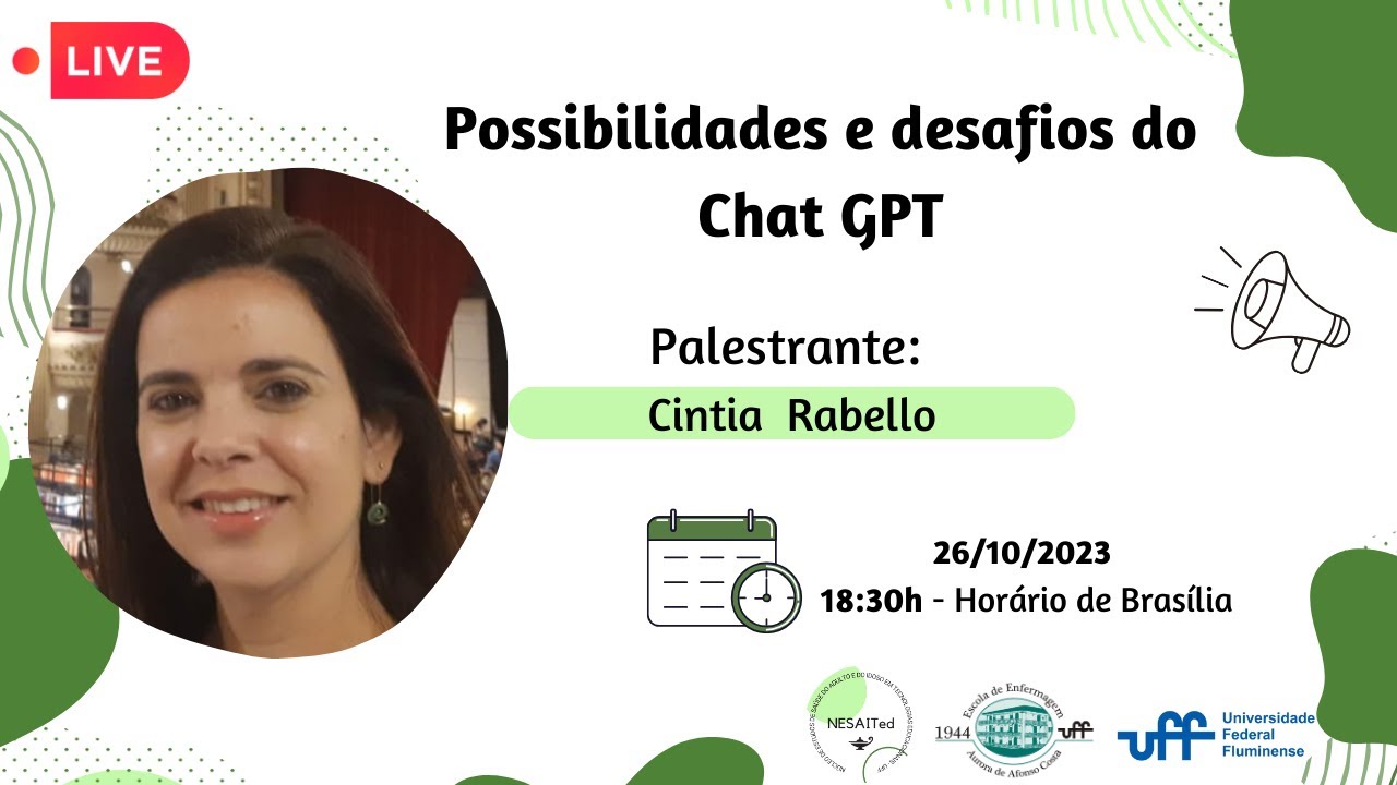 Possibilidades e desafios do Chat GPT - YouTube