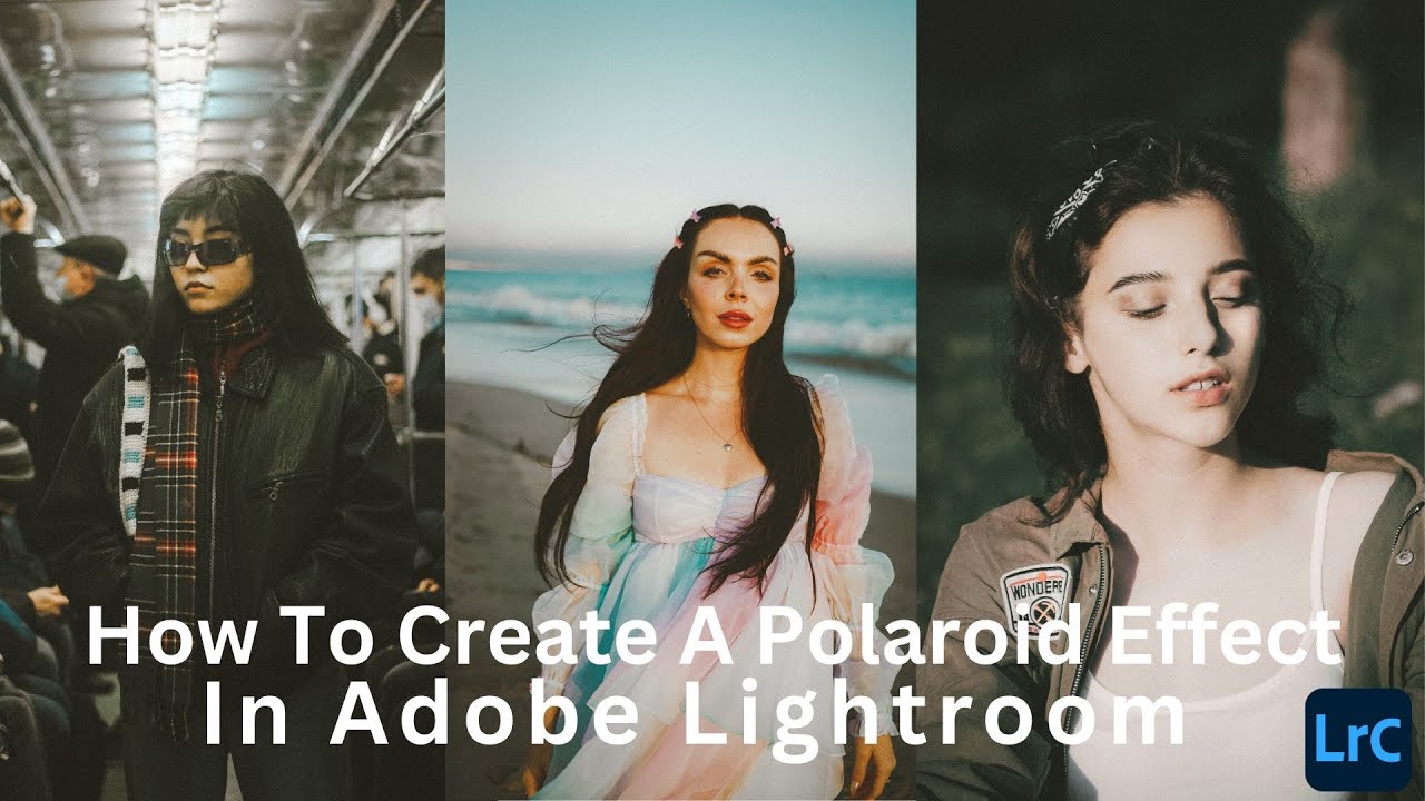 How to create a polaroid effect in Adobe Lightroom - YouTube