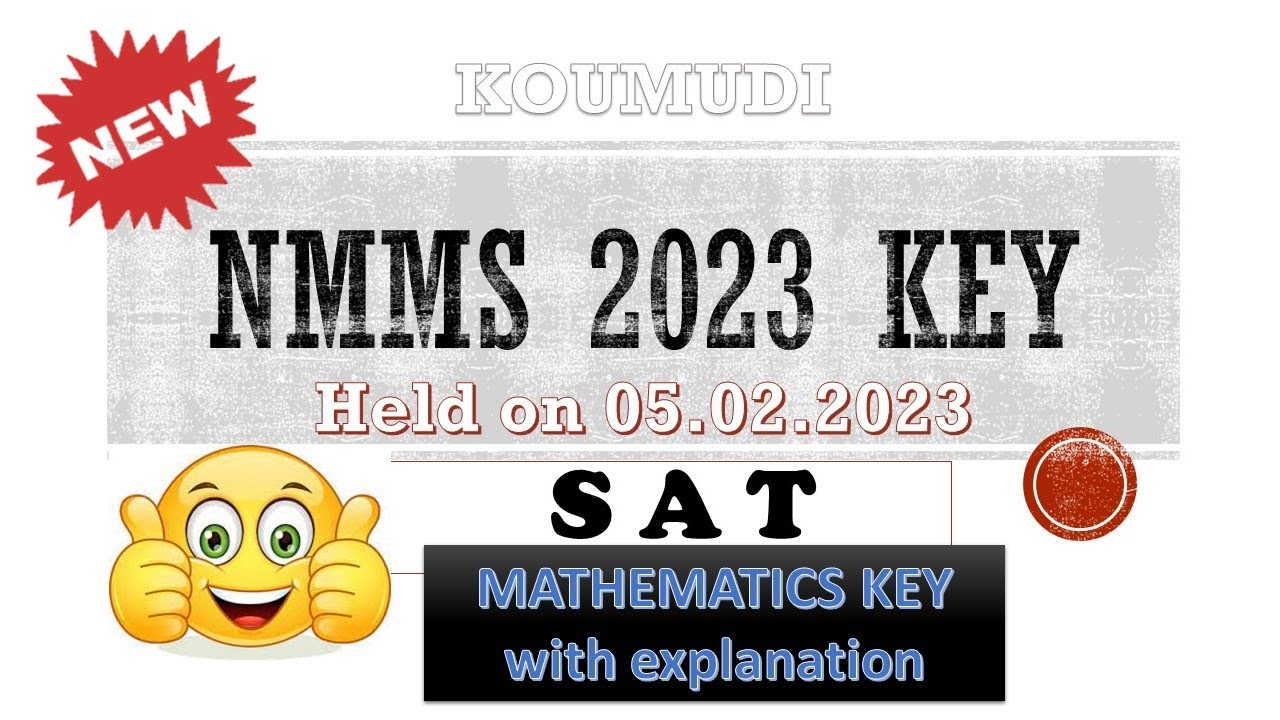 NMMS SAT KEY 2023 NMMS ANSWERS AP NMMS 2023 Paper Answers With nmms-sat-key-2023-nmms-answers-ap-nmms-2023-paper-answers-with