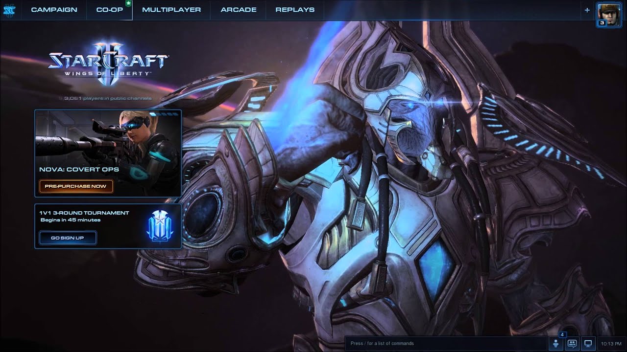 [Starcraft II: Legacy of the Void] Main Menu - YouTube