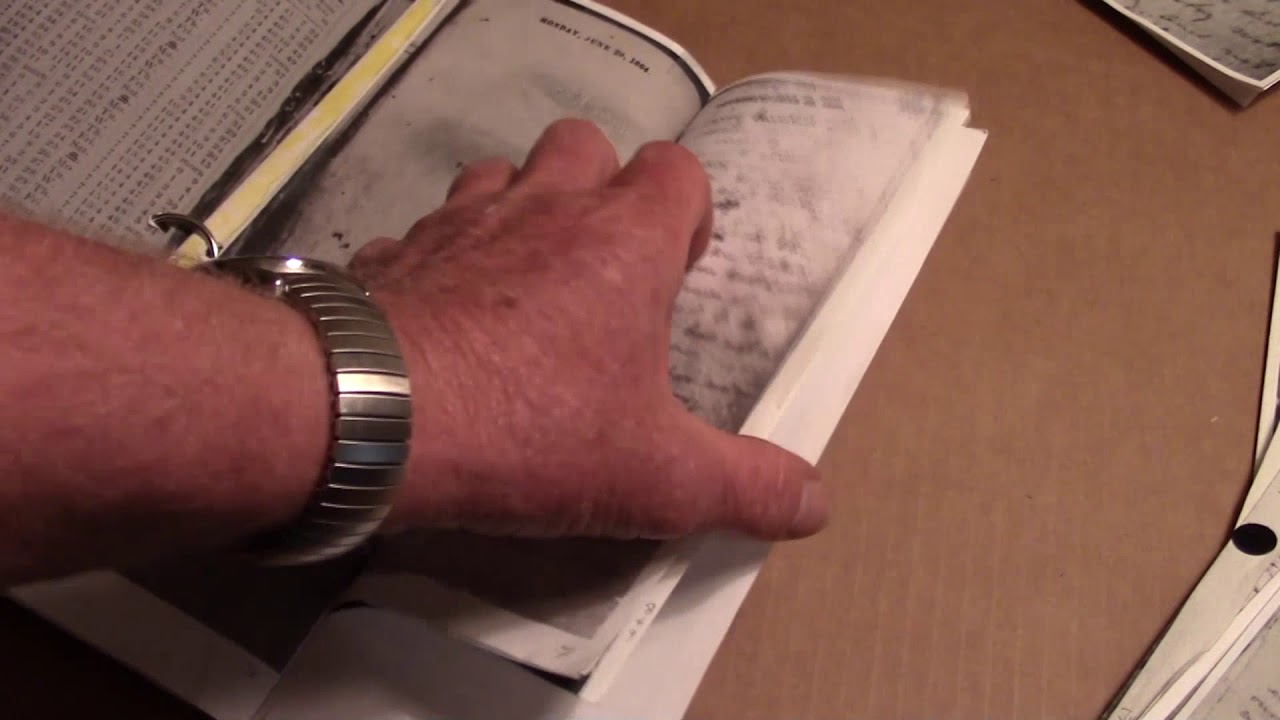 The Secret Writing Found on Booth's Diary Pages - YouTube