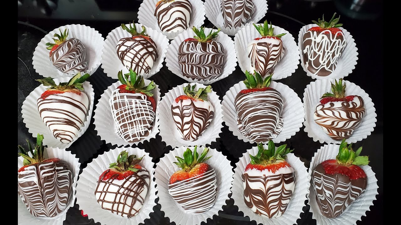 Strawberries drizzle recipe - YouTube