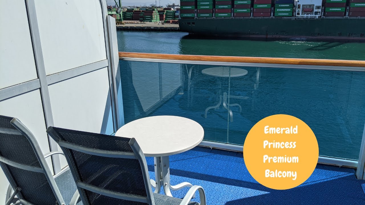 Emerald Princess | Premium Balcony Cabin | Caribe Deck C308 - YouTube