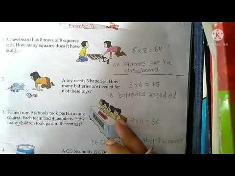 std 3 rd maths Ex-7C word sum - YouTube