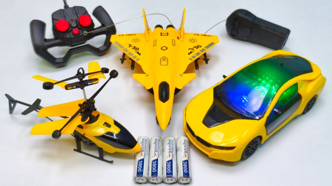 radio control airbus a380 and remote control racing rc car unboxing ...