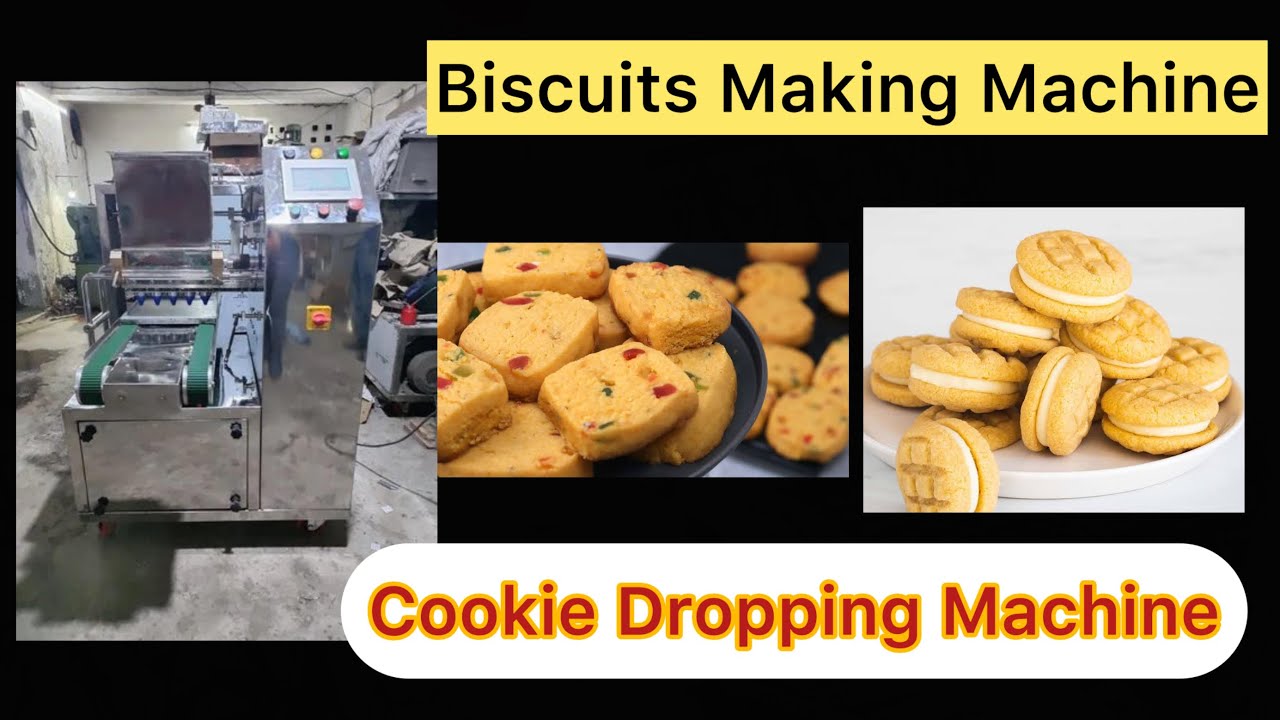 Cookie Dropping Machine | Biscuits Making Machine | Biscuits Banane Ki ...