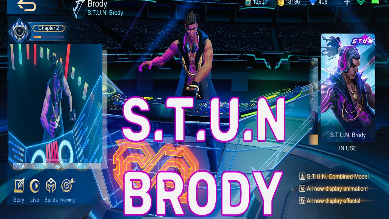 Brody Stun Skin Effect | Mobile Legends: Bang Bang - YouTube