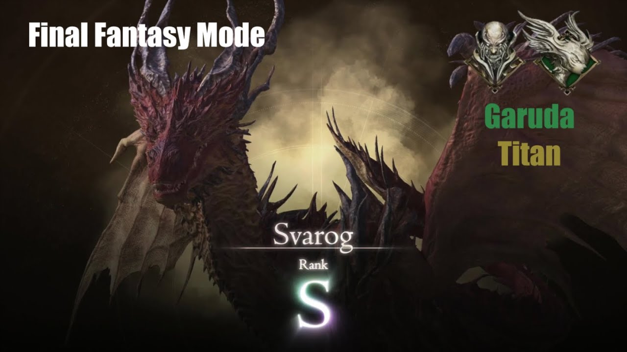 Garuda+Titan Svarog (FFMode)[FFXVI] - YouTube