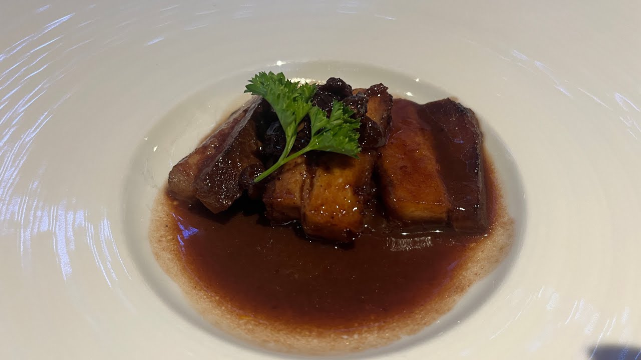 Carnival Liberty Steakhouse menu and food samples - YouTube