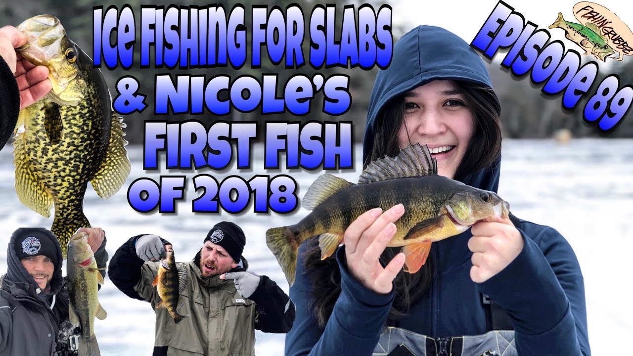 Ice Fishing NH Lakes Region Pond For SLAB Crappie, Perch, and Bass ...