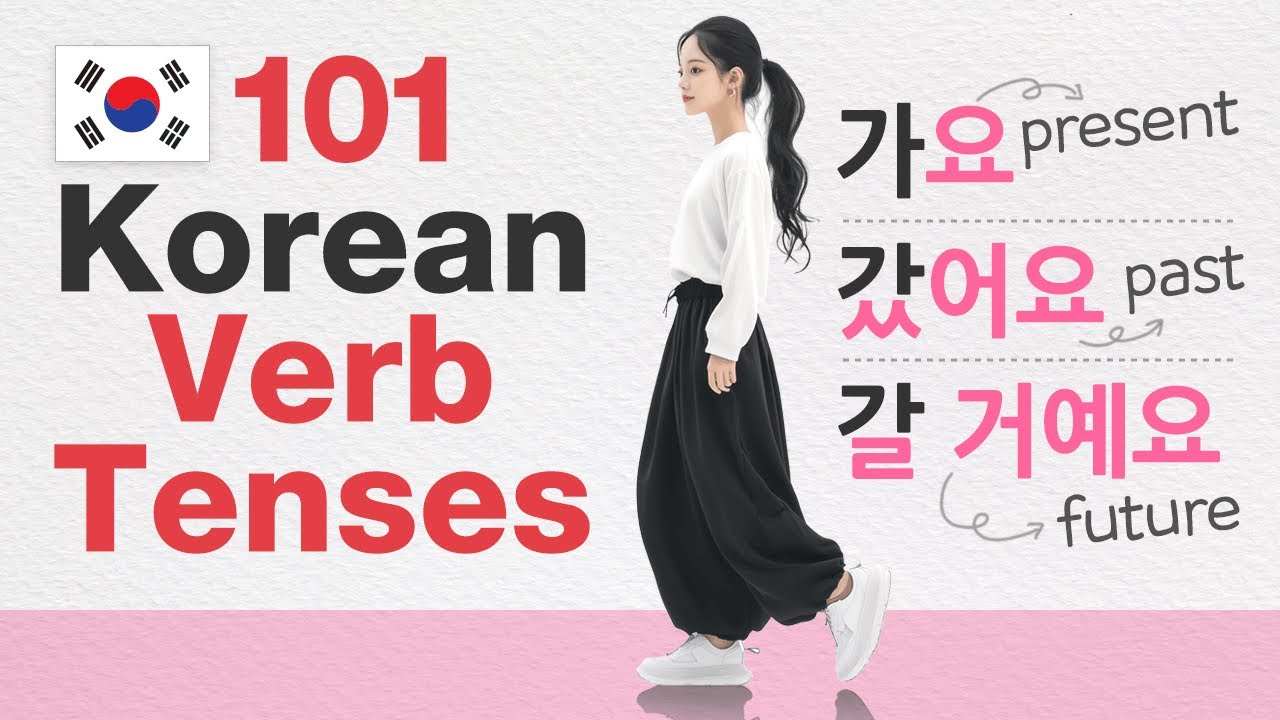 101 Words for Korean Verb Tenses (Past, Present, and Future) - YouTube