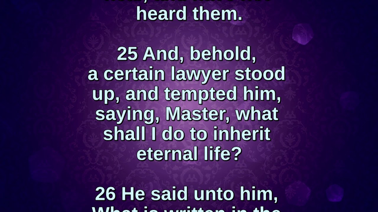 Bible Readings And Hymns Luke 10 YouTube