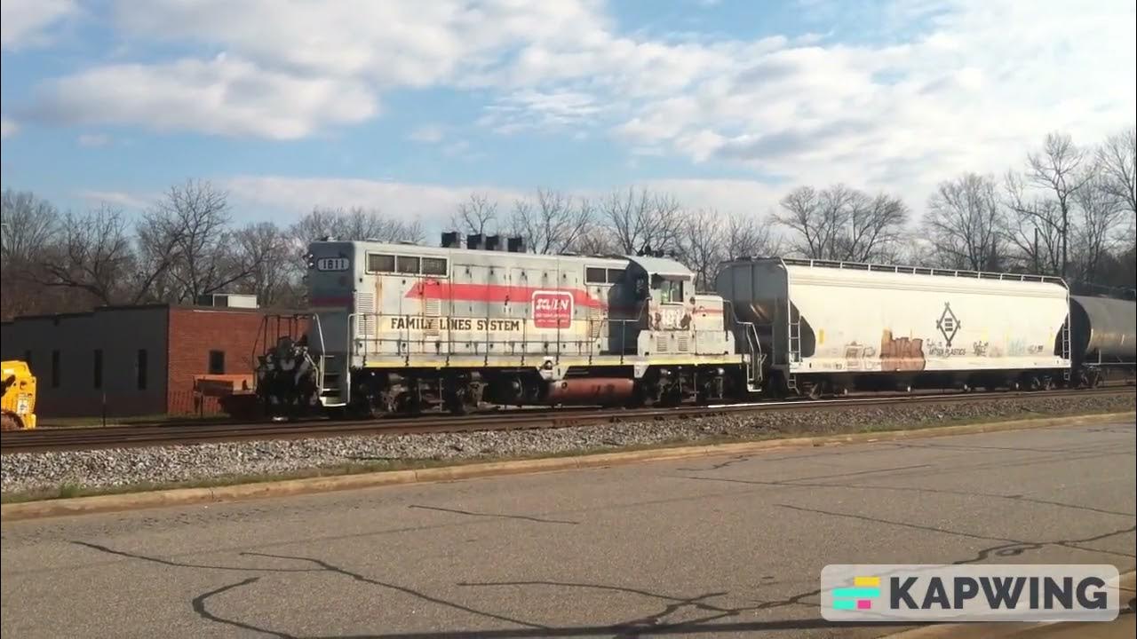 4 Years Ago Today: Caldwell County Railroad Family Lines GP16 1811 Hickory Junction, NC 2/28/20 ...
