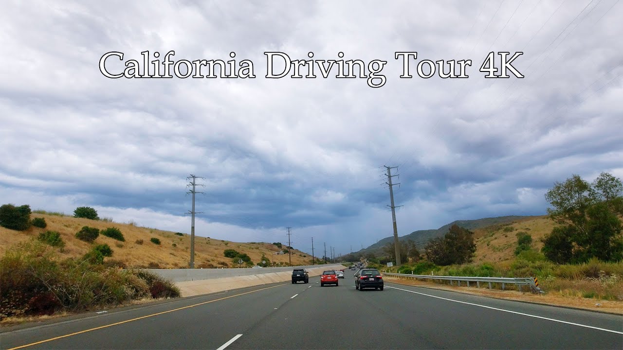 Driving Tour to Laguna Beach Via Interstate I-5 South, California State ...