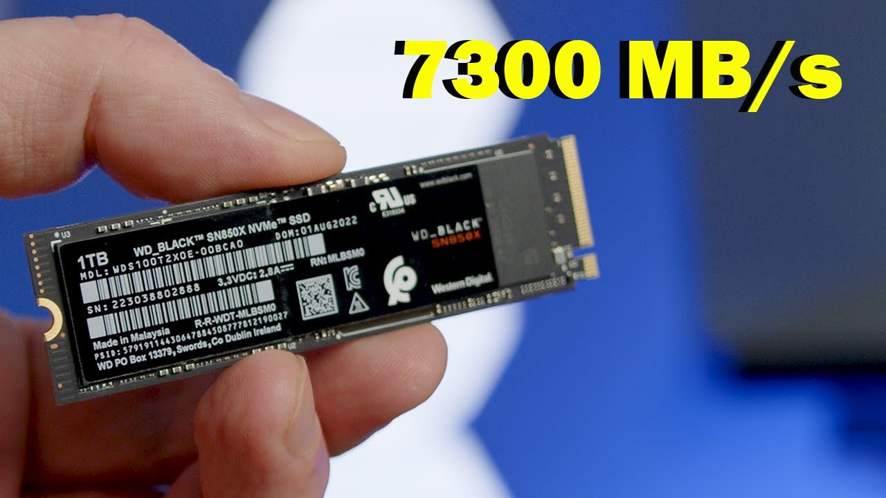 SZYBKI DYSK NVME 4.0 w przystępnej cenie! / WD Black SN 850X 1TB - YouTube