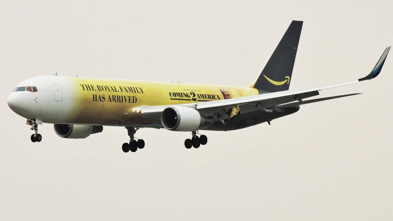 Amazon Air's New Coming 2 America Livery landing at Baltimore ...