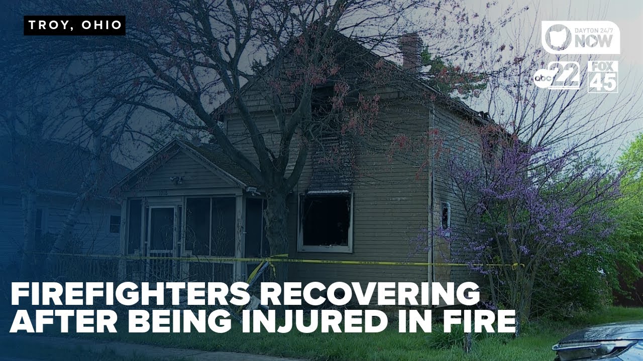 Firefighters recovering after Troy, Ohio fire on Easter Sunday - YouTube