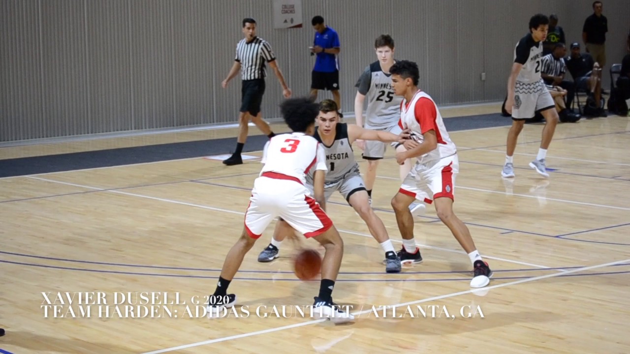 Xavier Dusell G 2020 - Team Harden - Adidas Gauntlet: Atlanta, Ga - YouTube