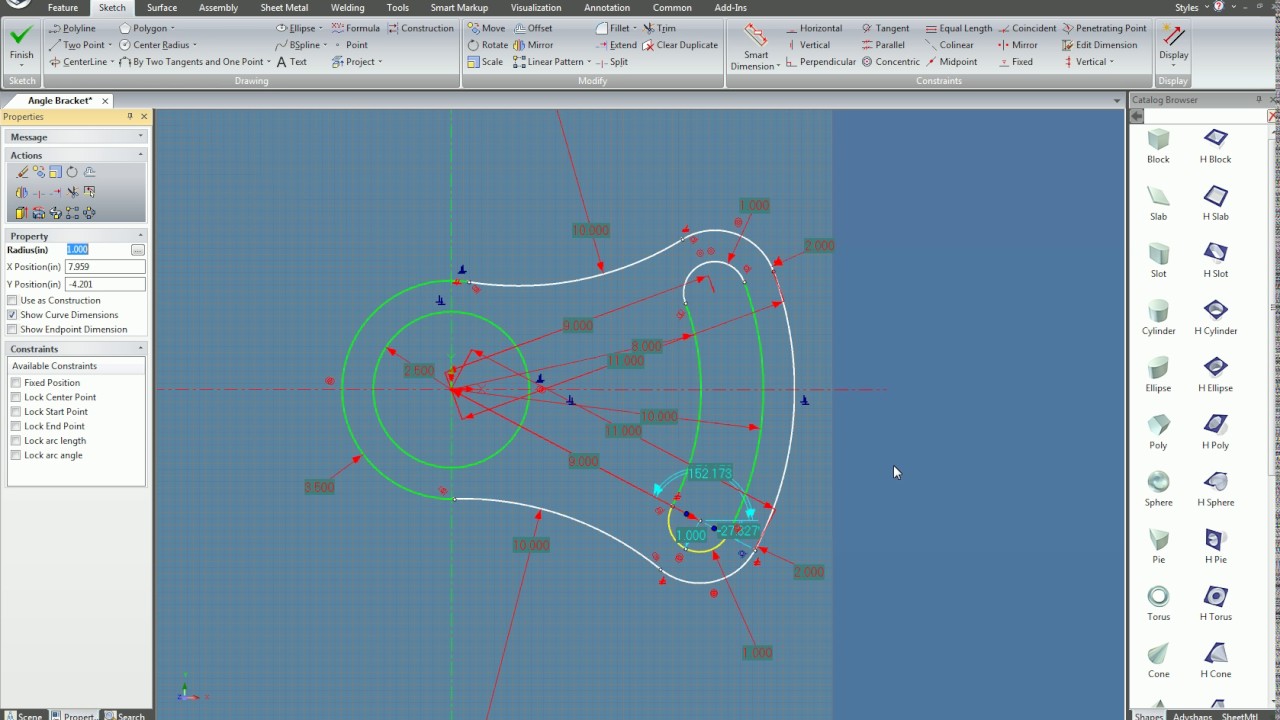 Constraint on Points - YouTube