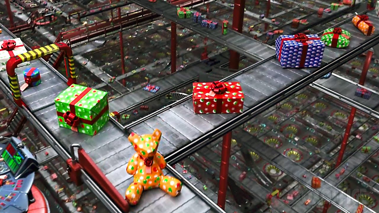 Arthur brings mayhem in Santa's Gift Factory | Arthur Christmas | CLIP ...