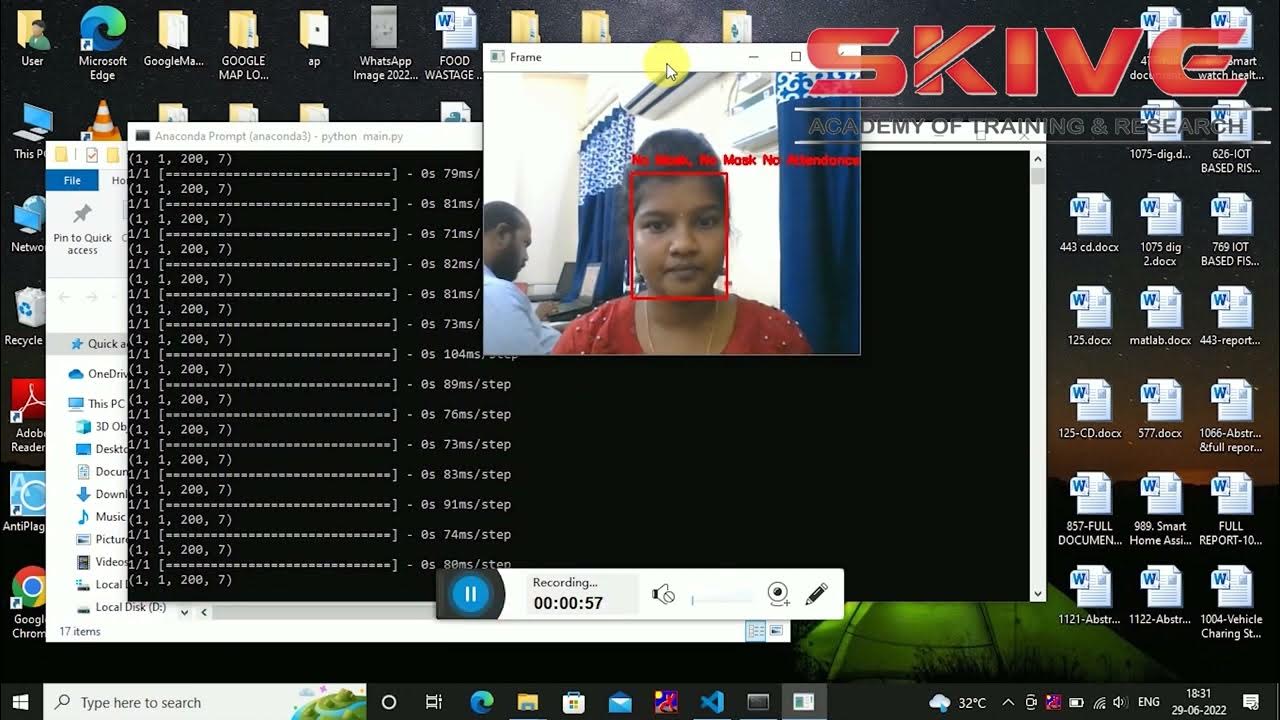 AUTOMATED SMART ATTENDANCE SYSTEM USING FACE RECOGNITION | PYTHON ...