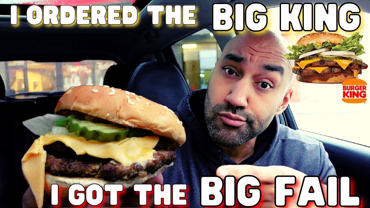 BIG KING OR BIG FAIL? 🍔😒 BURGER KING BIG KING REVIEW - YouTube