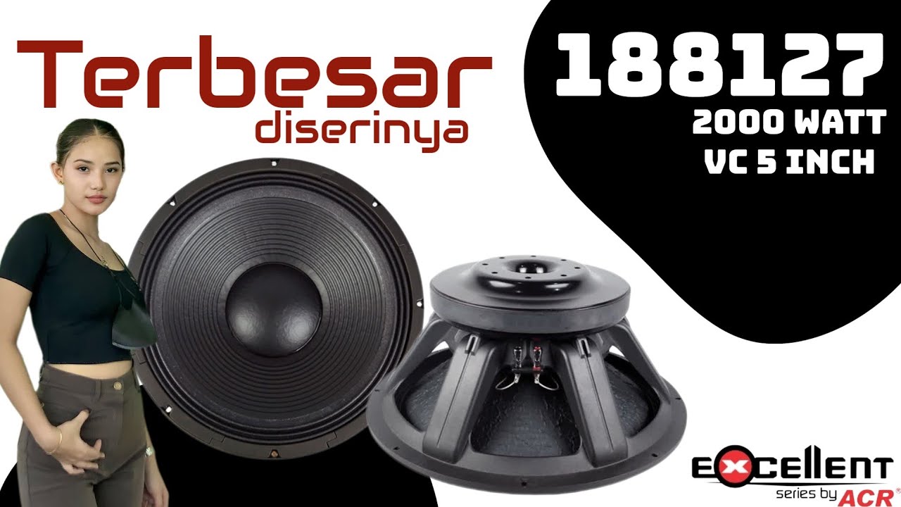 ACR EXCELLENT 188127, Unboxing dan tes suara speaker acr 18 ...