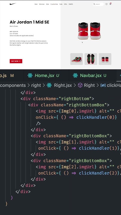 How To Create Ecommerce Website Using React #react #shorts #reactjs - YouTube