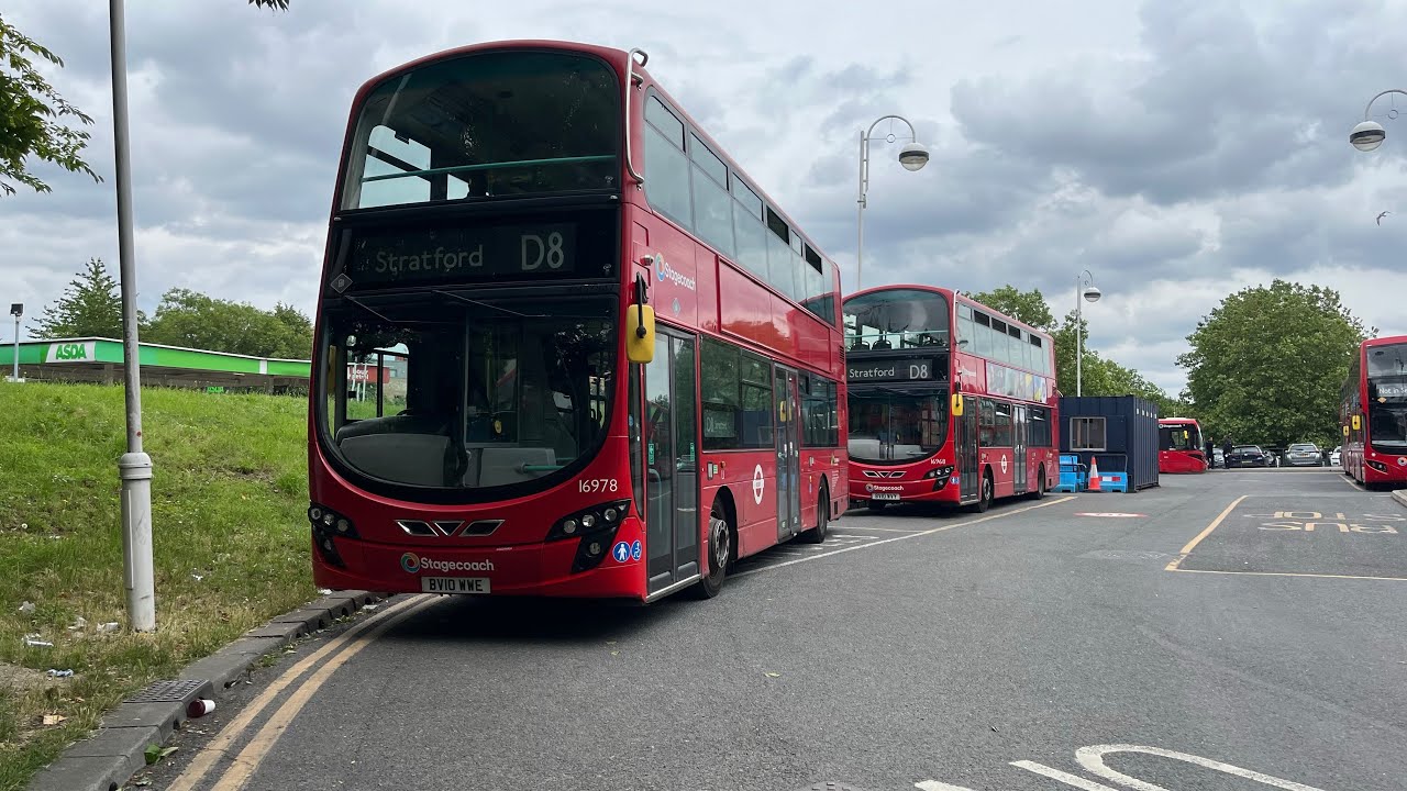 FULL ROUTE VISUAL|Route D8: Stratford To Crossharbour ASDA - YouTube