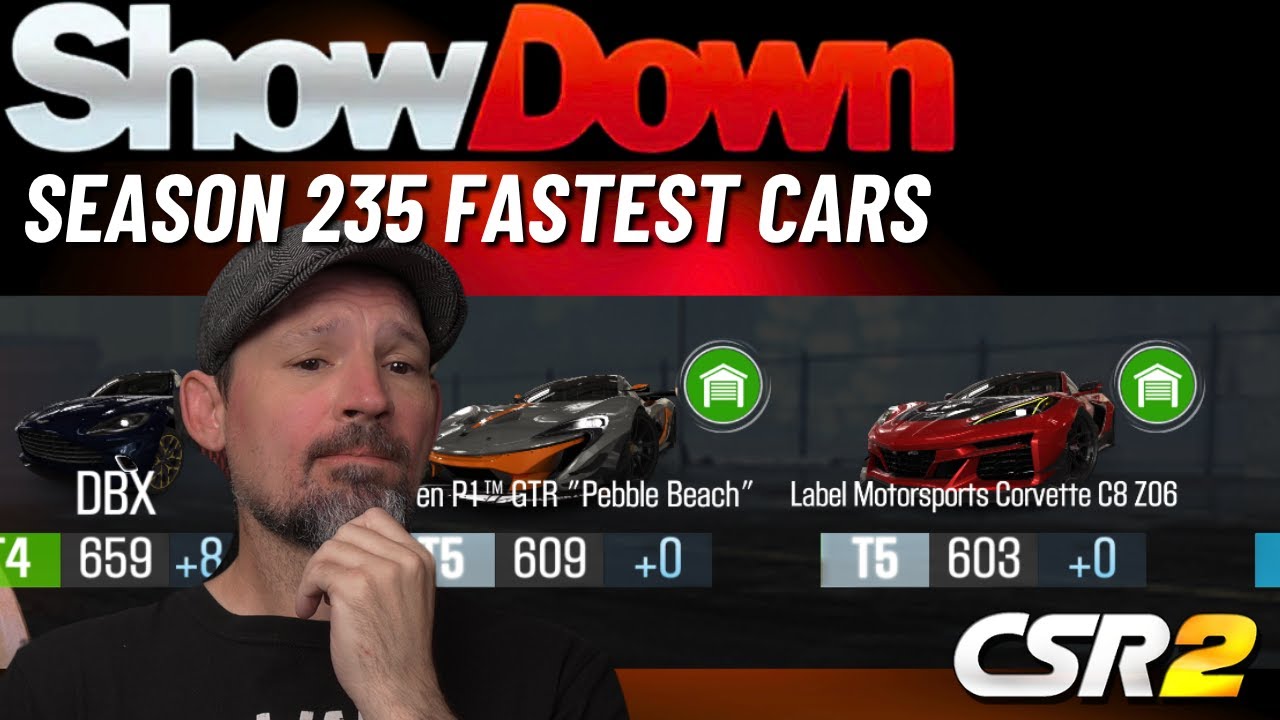 CSR2 Showdown Fastest Cars Season 235 - YouTube