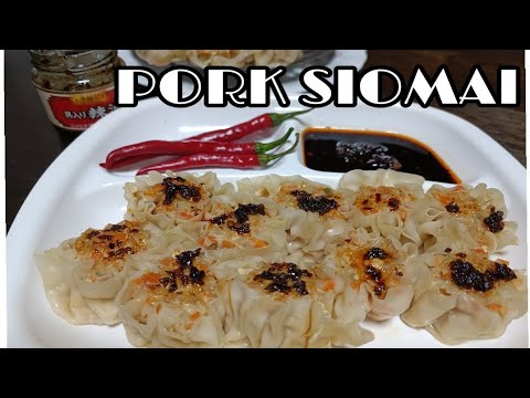 PORK SIOMAI RECIPE/HOW TO WRAP SIOMAI ||CAMILLE - YouTube