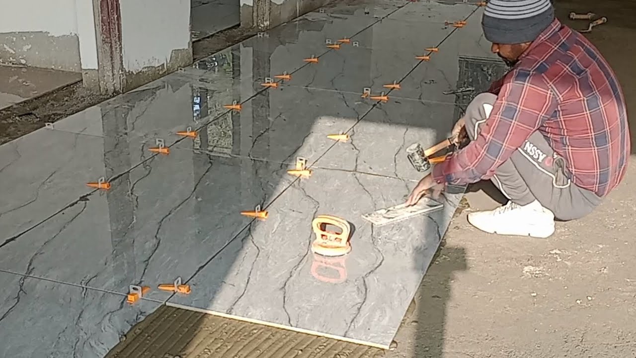big tiles installing labelling||rsmarble||video - YouTube