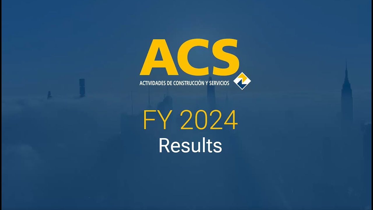 ACS GROUP FY 2024 RESULTS - YouTube