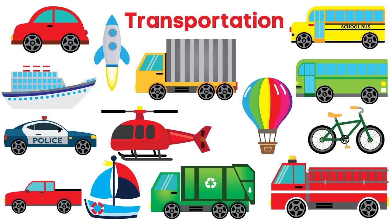 Modes of Transport for Children | Kids Learning | Modes Of Transport ...