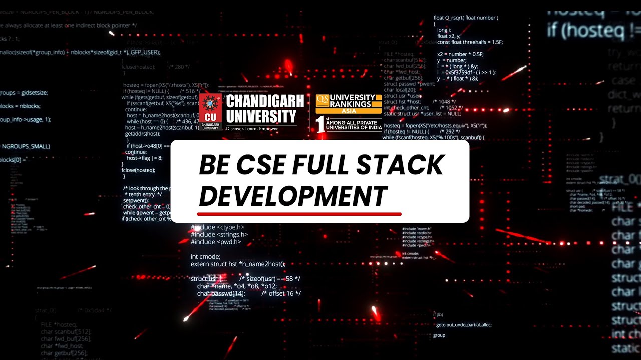 Bachelor of Engineering (CSE) (with Specialization in Full Stack Development) - YouTube