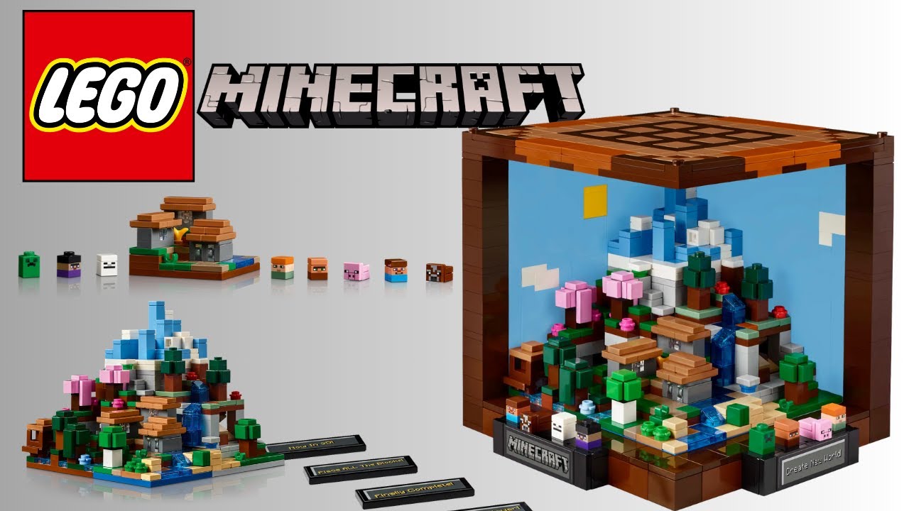 💚LEGO Minecraft The Crafting Table💚 | Speed Build | Item 21265 - YouTube