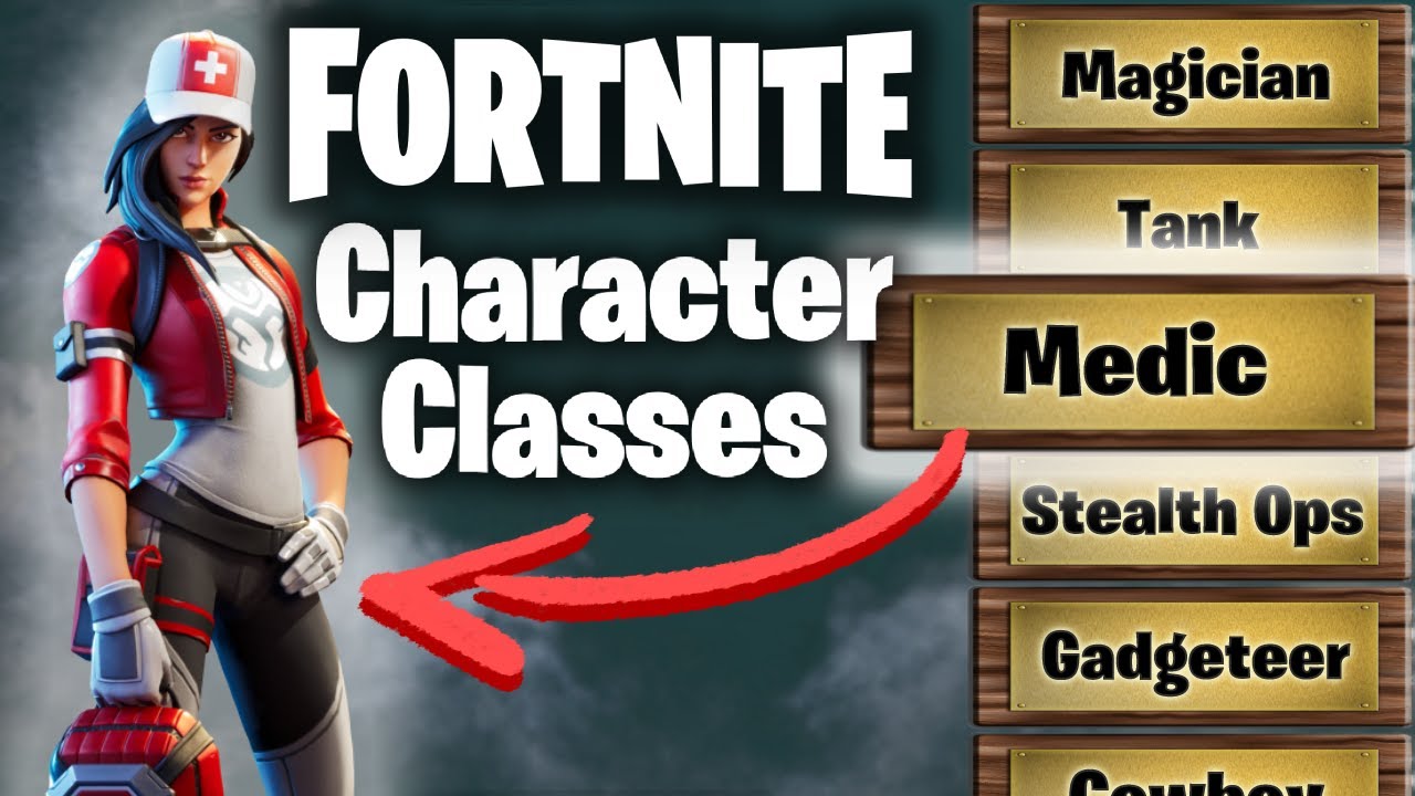 The Fortnite Character Classes Challenge - YouTube