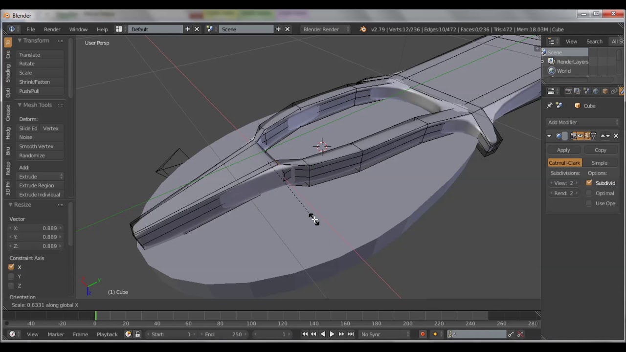 MODELING TOOTHBRUSH WITH BLENDER - YouTube