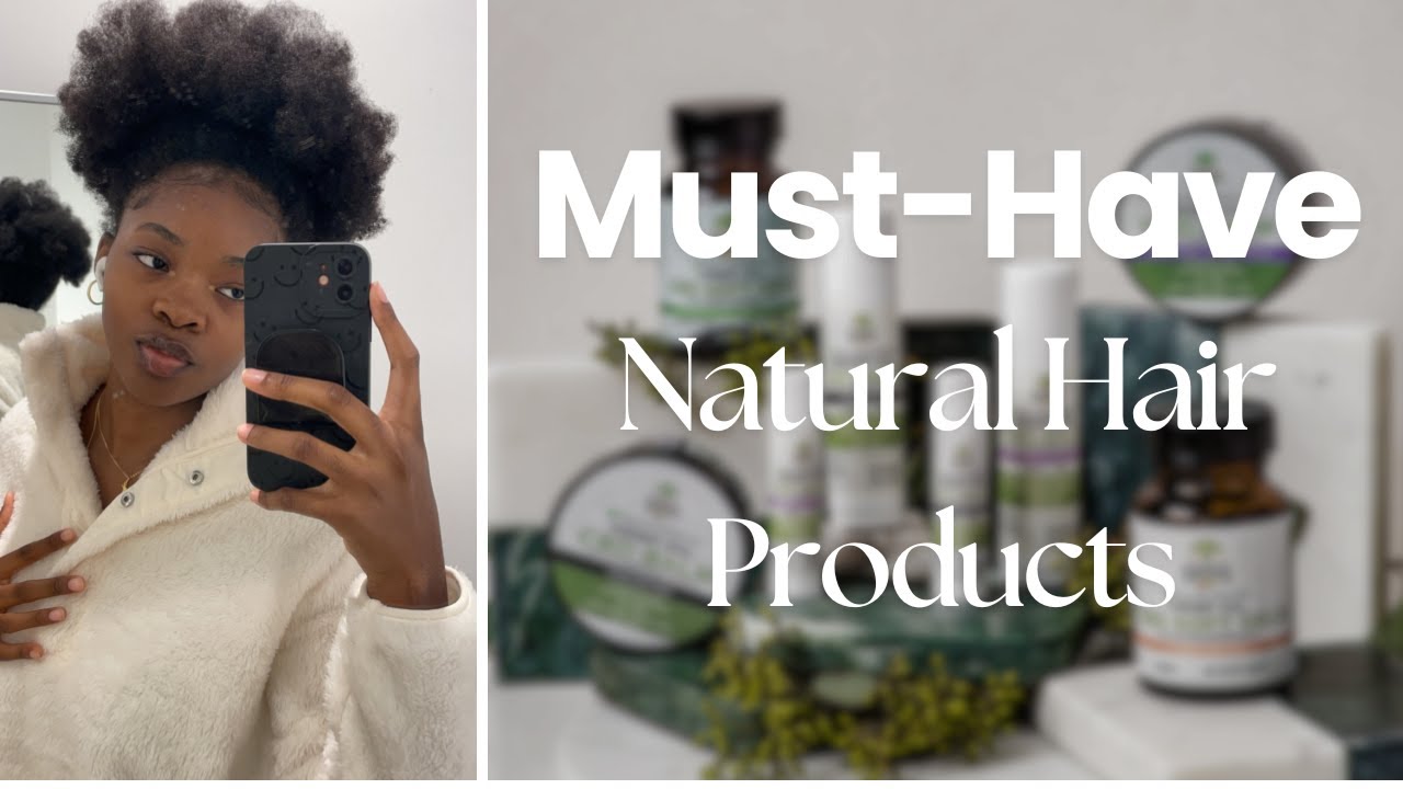 MUST-HAVE Products for Natural Hair| Type 4 Hair - YouTube