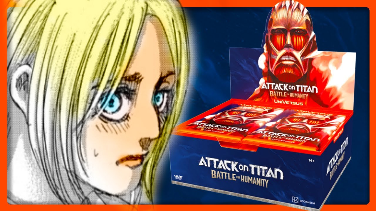 Attack on Titan MANGA joins UniVersus CCG!! - Battle For Humanity Box ...