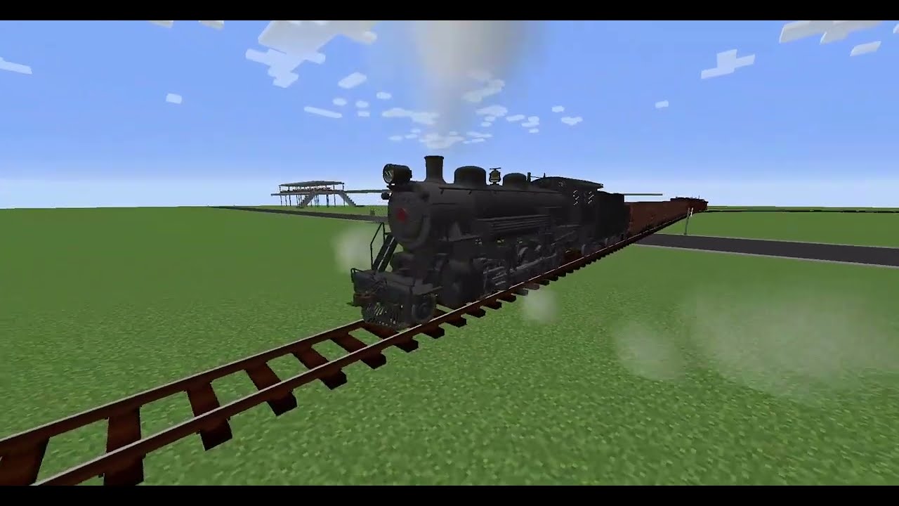 Trains in Minecraft 20: the Steam Freight Train - YouTube