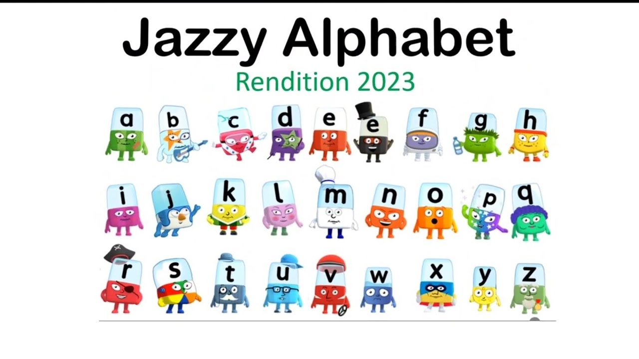 Jazzy Alphabet A-Z //Alpha blocks in the world //Jazzy Kids videos ...